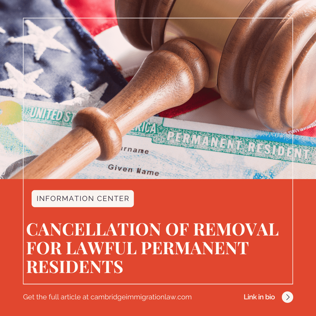 Cancellation of Removal for Lawful Permanent Residents Attorneys